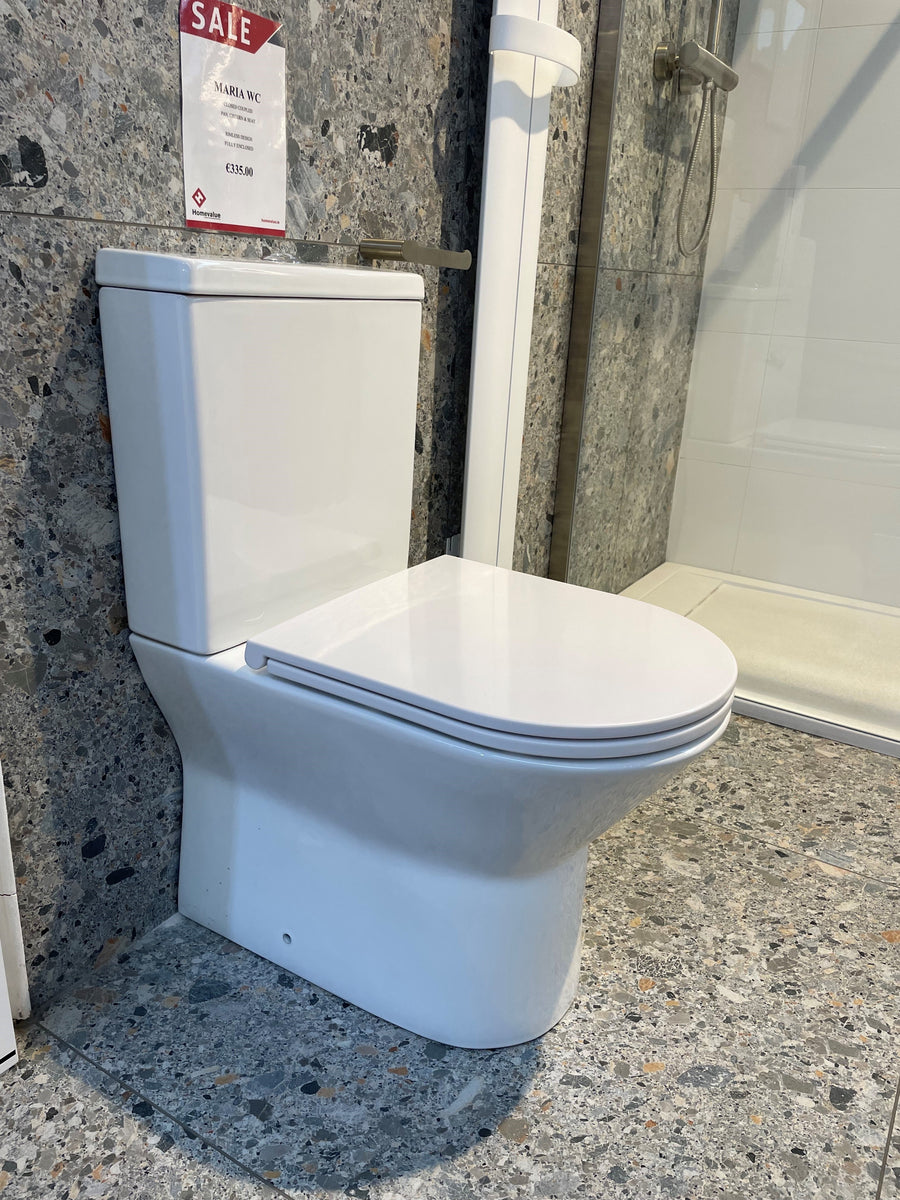 Maria Fully Enclosed Complete Toilet, Slim Seat *Special – Barretts of ...