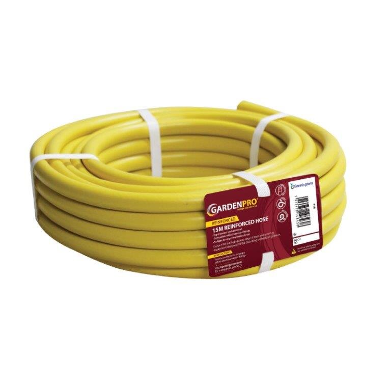 Gardenpro 15 MTR Yellow Reinforced Garden Hose – Barretts of Maynooth